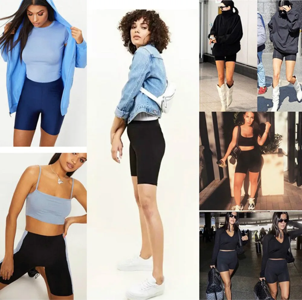 High Waisted Workout Pantsbiker Shorts Women Active Wear Gym Clothes ...