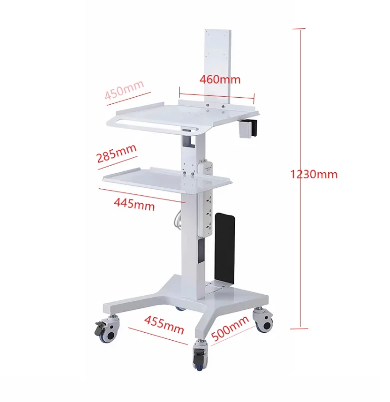 Dental Scanner Cart - Mobile Intraoral Scanner Tool Trolley