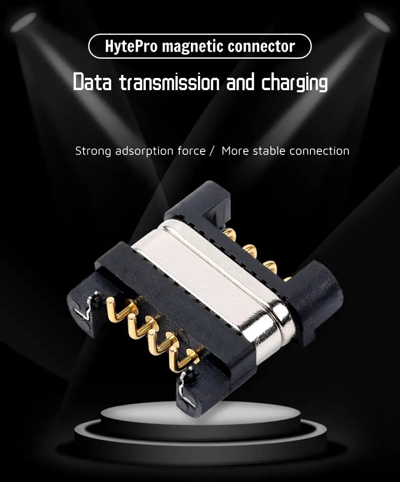 Mechanical Right/straight Angle Pcb Magnetic Connector With Male And ...