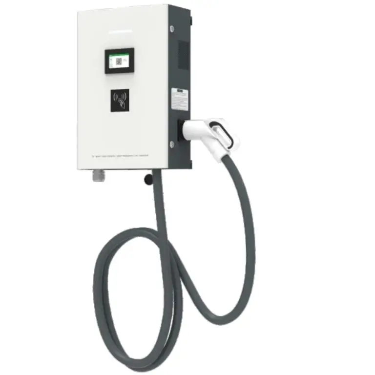 Wifi Rfid Ev Fast Charging Station 380v 20kw Wall-mounted Ccs Chademo Gbt Ev Wall Box Charger ...