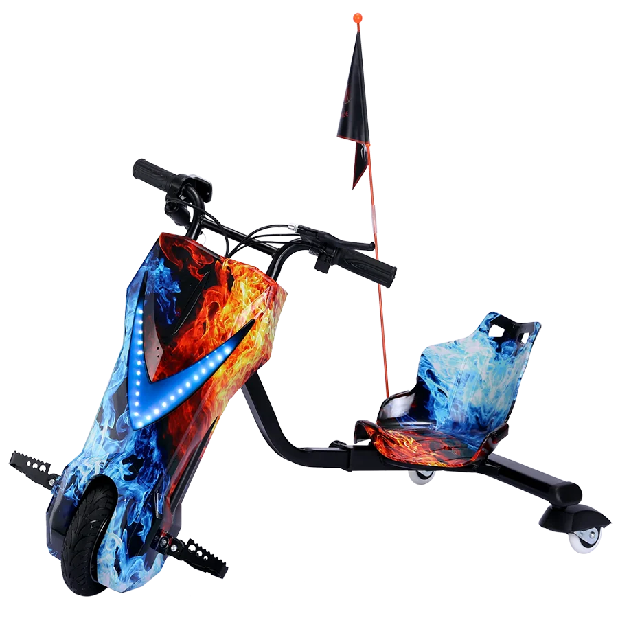 Kids Electric 3 Wheel Drift Scooter 360 Rotating Crazy Cart Good Price ...