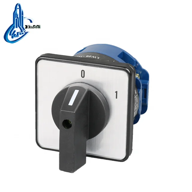 Lw26-125s Blue Electrical Rotary Switch Selector 3 Position Rotary ...