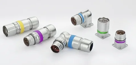 M23 12 Pin 12pin 12e Female / Male Plug Encoder Solder Servo Motor ...