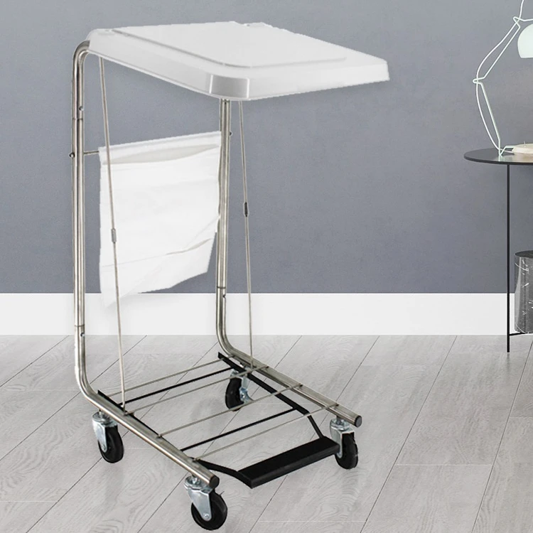Hospital Hamper Trolley Stainless Steel #201 Medical Hamper
