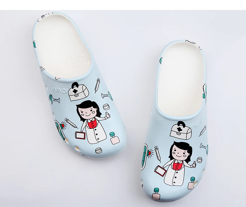 New Design Doctor Pattern Medical Slippers Sandals Operating Room Scrub ...