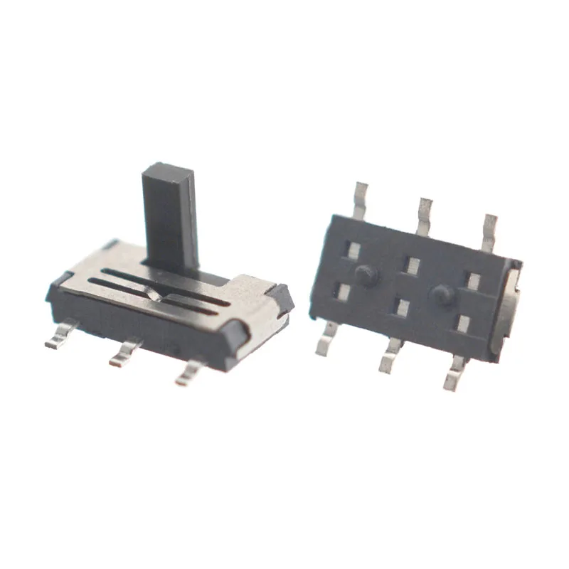 MSS22C02 SMD 2P2T Micro Slide Switch - 2 Position, 10000 Cycles