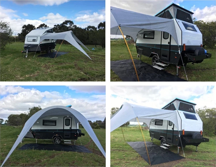 4x4 Small off Road Expanding Roof Top Tent Camping Trailer