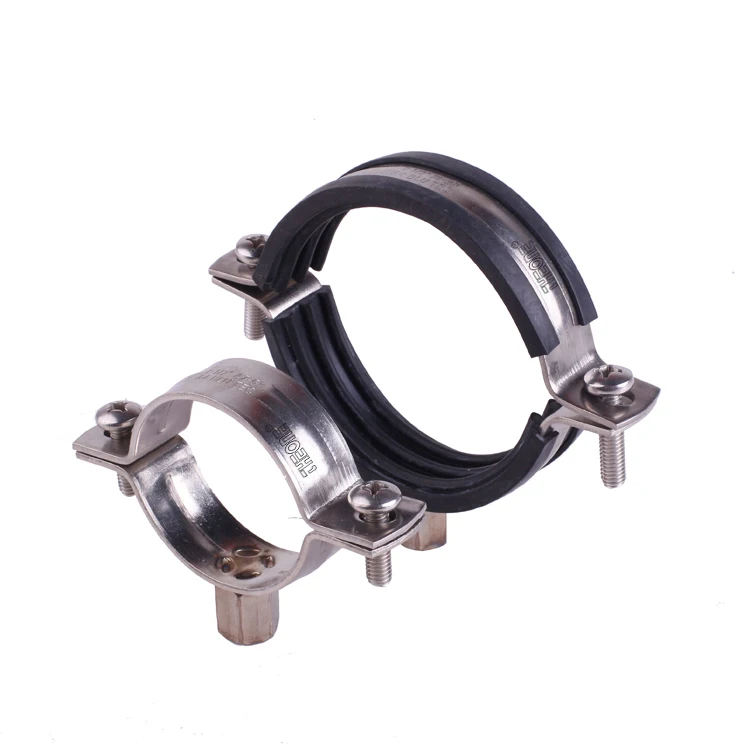 Rubber Lining Heavy Duty HDPE Pipe Clamps - Reliable & Durable