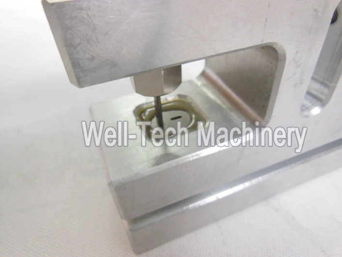 Plastic Bags Pouches Pneumatic Hole Punch Device Double Easy Open Holes ...