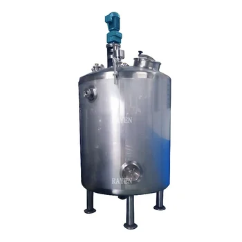 Sanitary Stainless Steel Double Jacket Tank Steam Jacketed Vessel ...