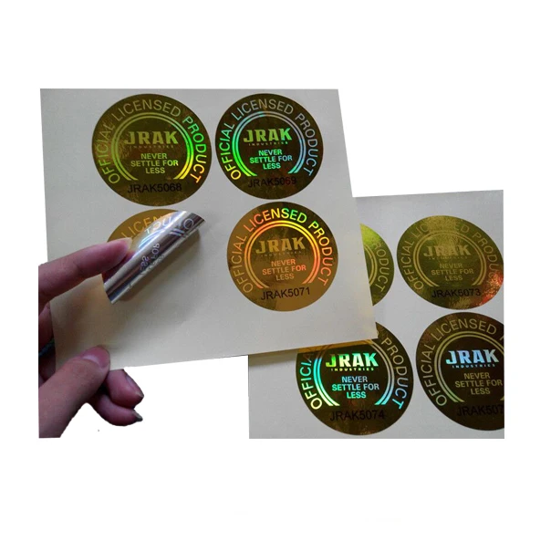 Custom Design Secure Label Packaging / Shining 3d Hologram Label ...