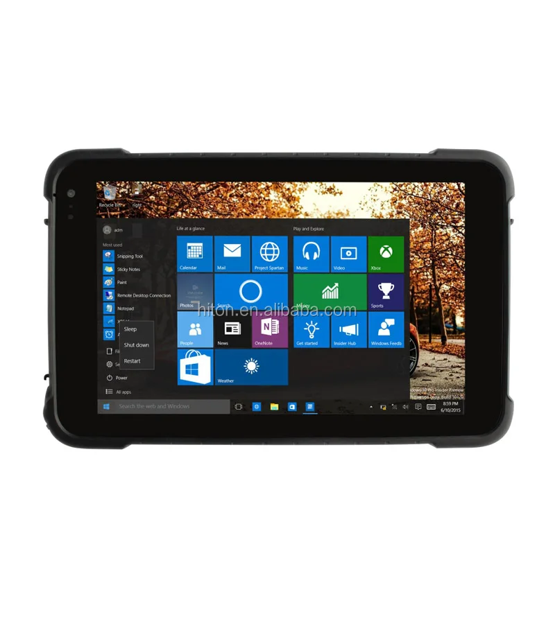 Hidon 8'' Win10 Home Operating System Waterproof Tablet PC