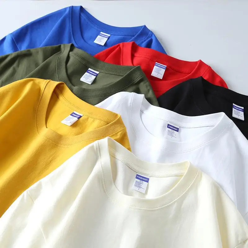 260g Thickened Pure Cotton T-Shirt Custom Logo Print Crew Neck Advertising Shirt| Alibaba.com