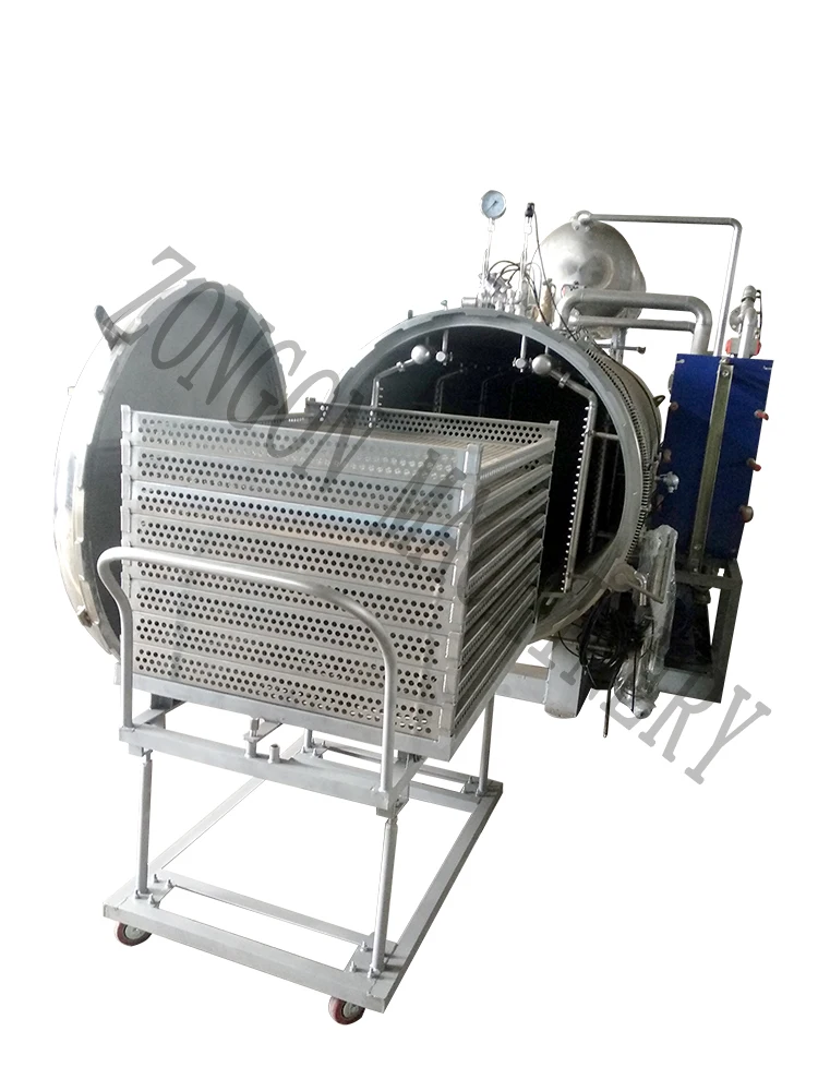 Retort Machines Autoclave Used Trolley Basket - ZONGON