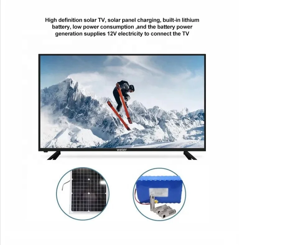Wholesale Weier Tv 19 24 32 Inch Led Solar Televisions 12v Dc/ac Solar ...
