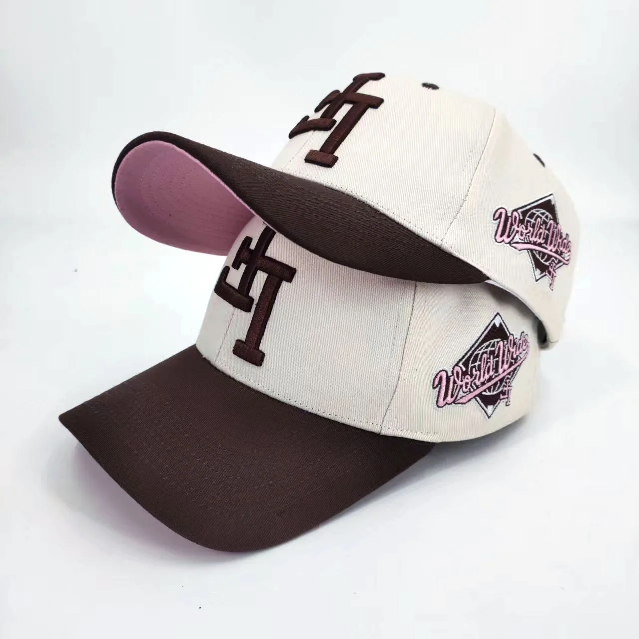 Customized 3D Embroidered Letters Baseball Caps for Adults