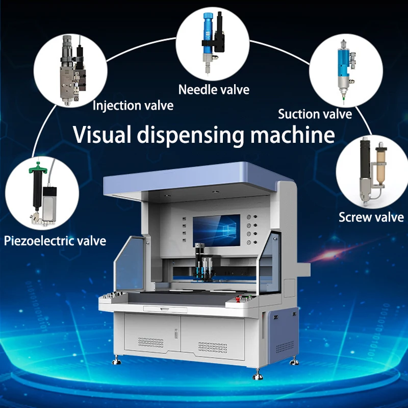 High Speed and Efficient Visual Dispensing Machine Badge Nameplate ...