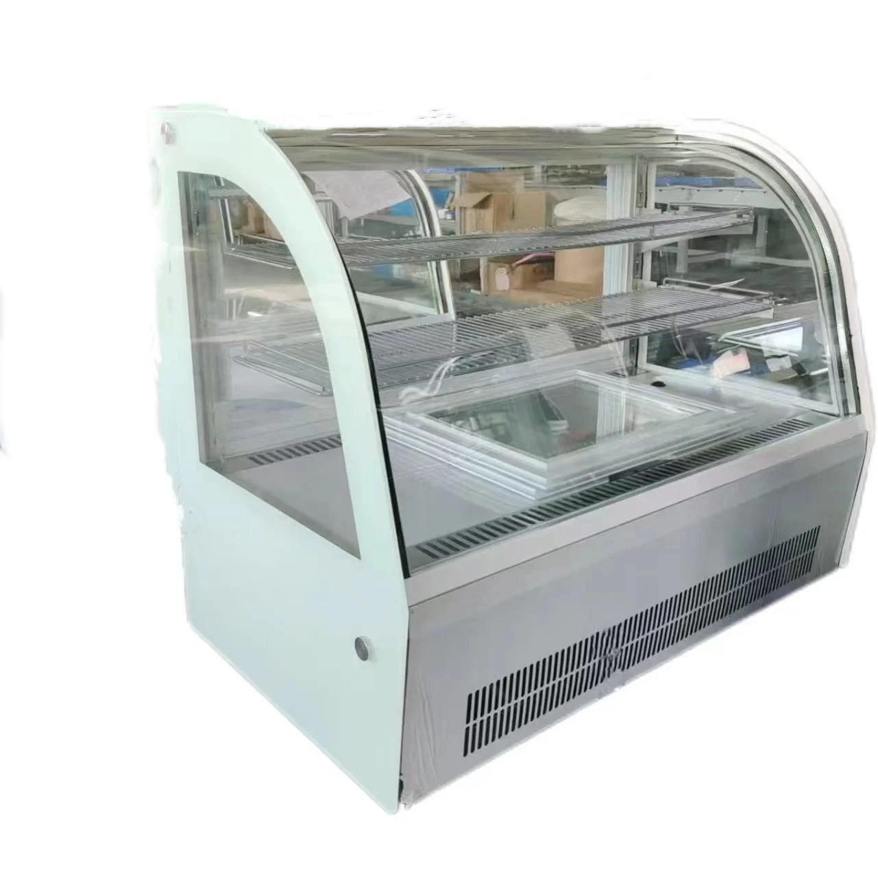 2 Layers New Display Fridges Bakery Refrigerator showcase Circular Cake ...