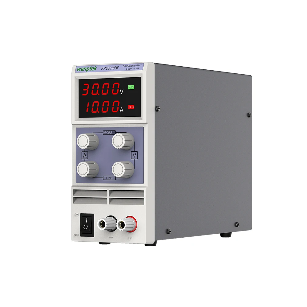 WANPTEK DC Adjustable Power Supply - 30V 10A for Lab & Industry