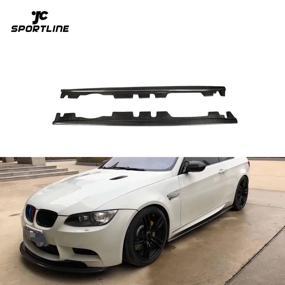 Jc Sportline Carbon Fiber E92 M3 Side Skirts Extension For Bmw E92 E93 ...