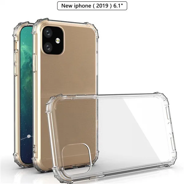 TPU Phone Case - Shockproof Soft Cover for Iphone 11 Pro Max