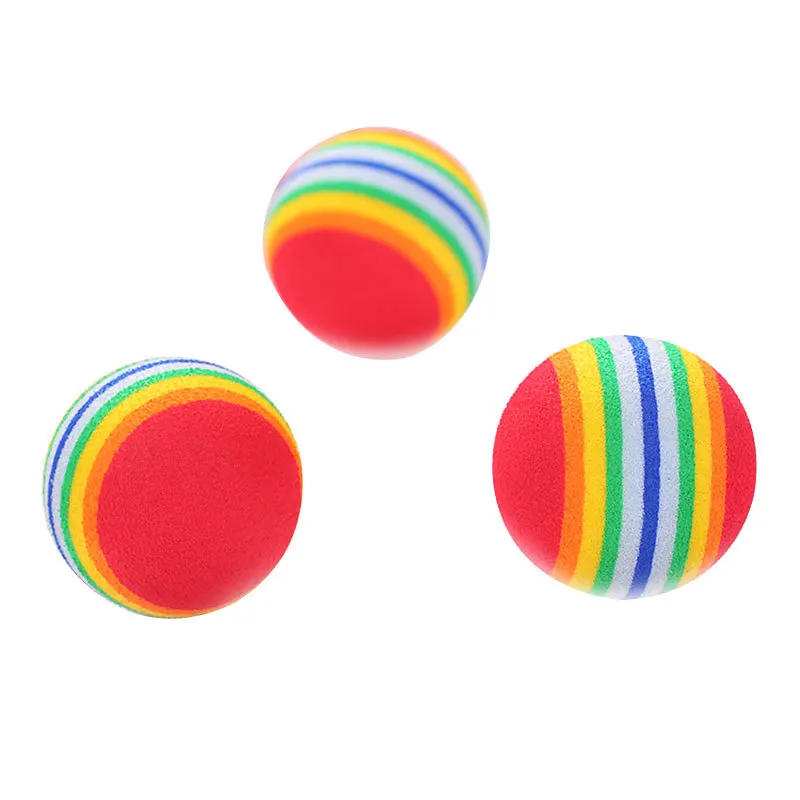 2020 Hot Selling Eva Floating Foam Rainbow Moving Tennis Ball Training ...