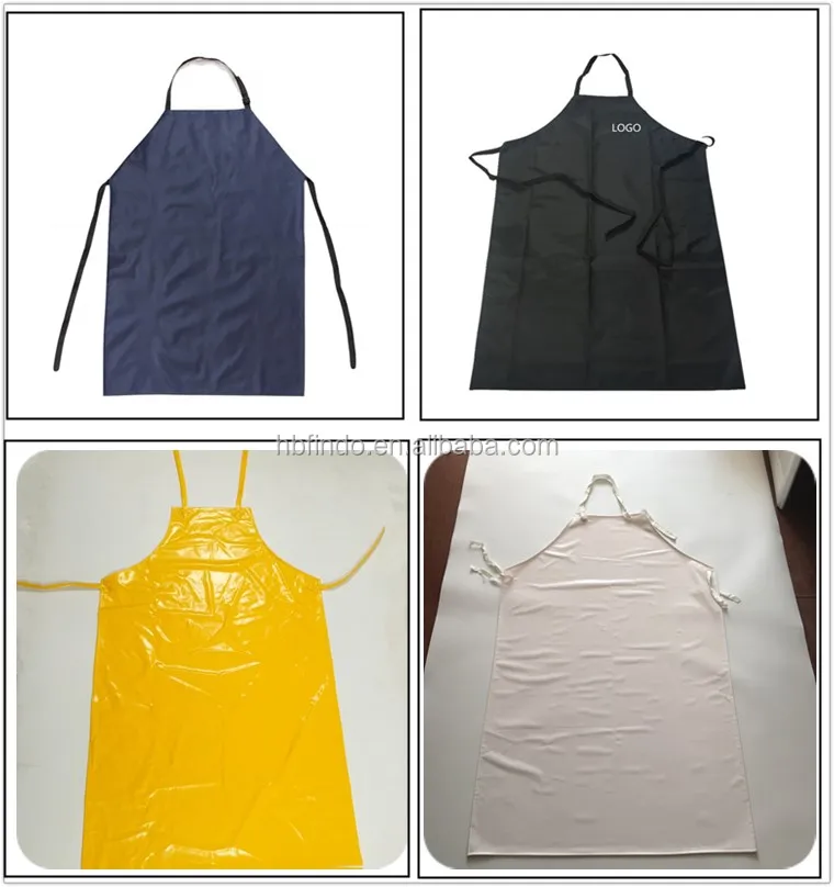 Waterproof Heavy Duty Pvc Apron Industrial Chemical Apron With Adjuster ...