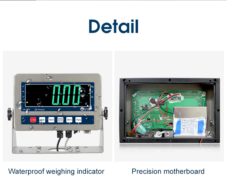 1000kg 2T Stainless Steel Platform Floor Scale 3ton 1*1m