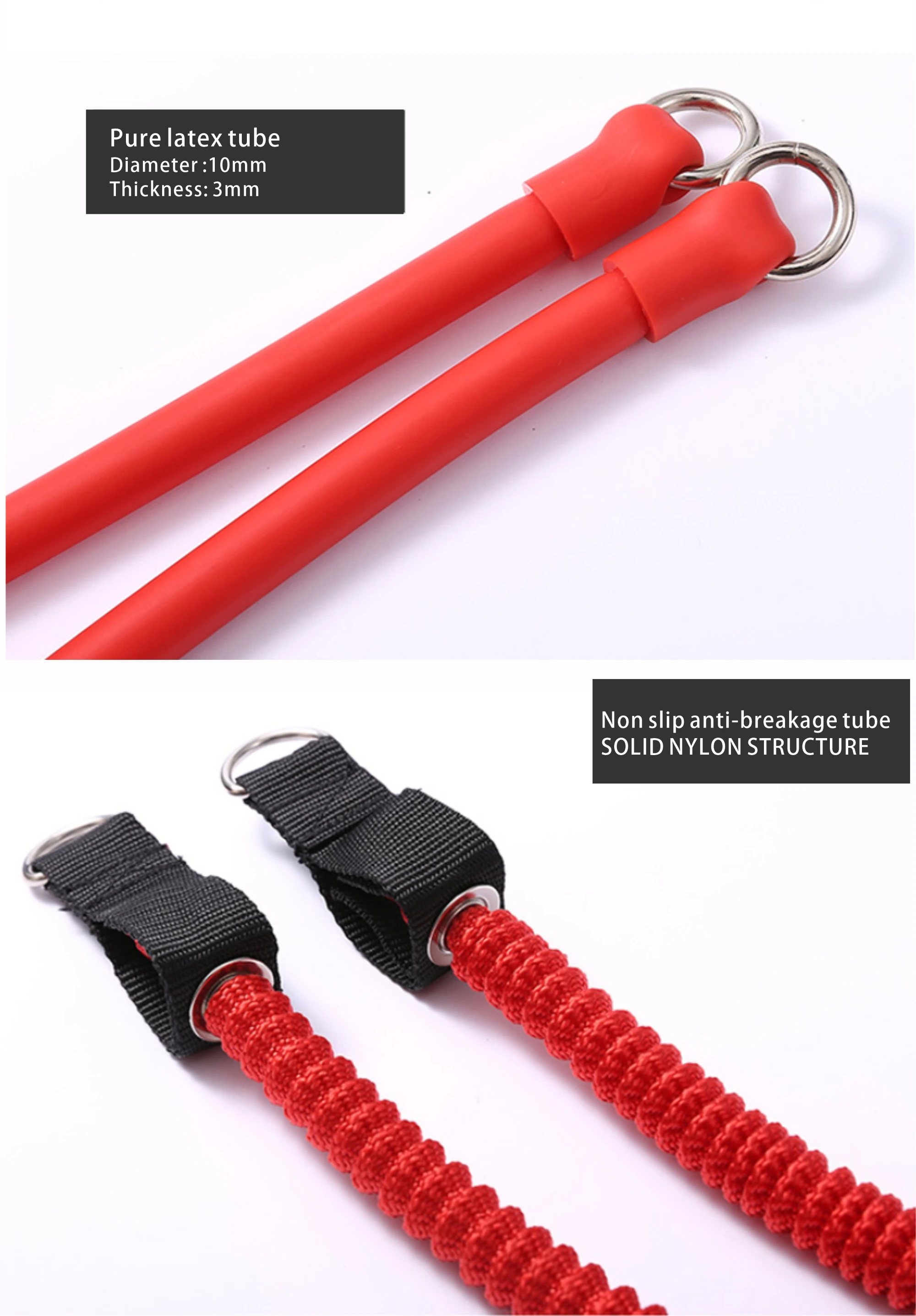Dropship Muscle Tension Bar With Resistance Bands Rubber Loops Trainer ...