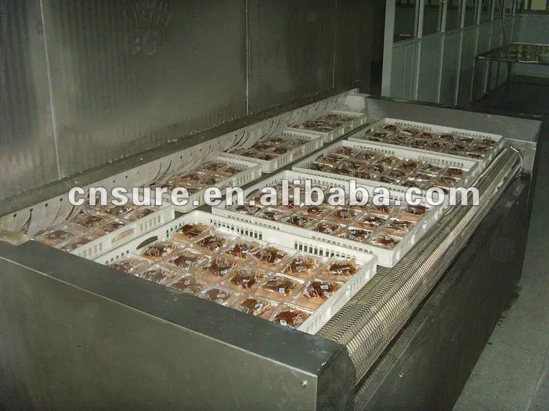 R404A IQF Instant Freezing Blaster Freezer for Food