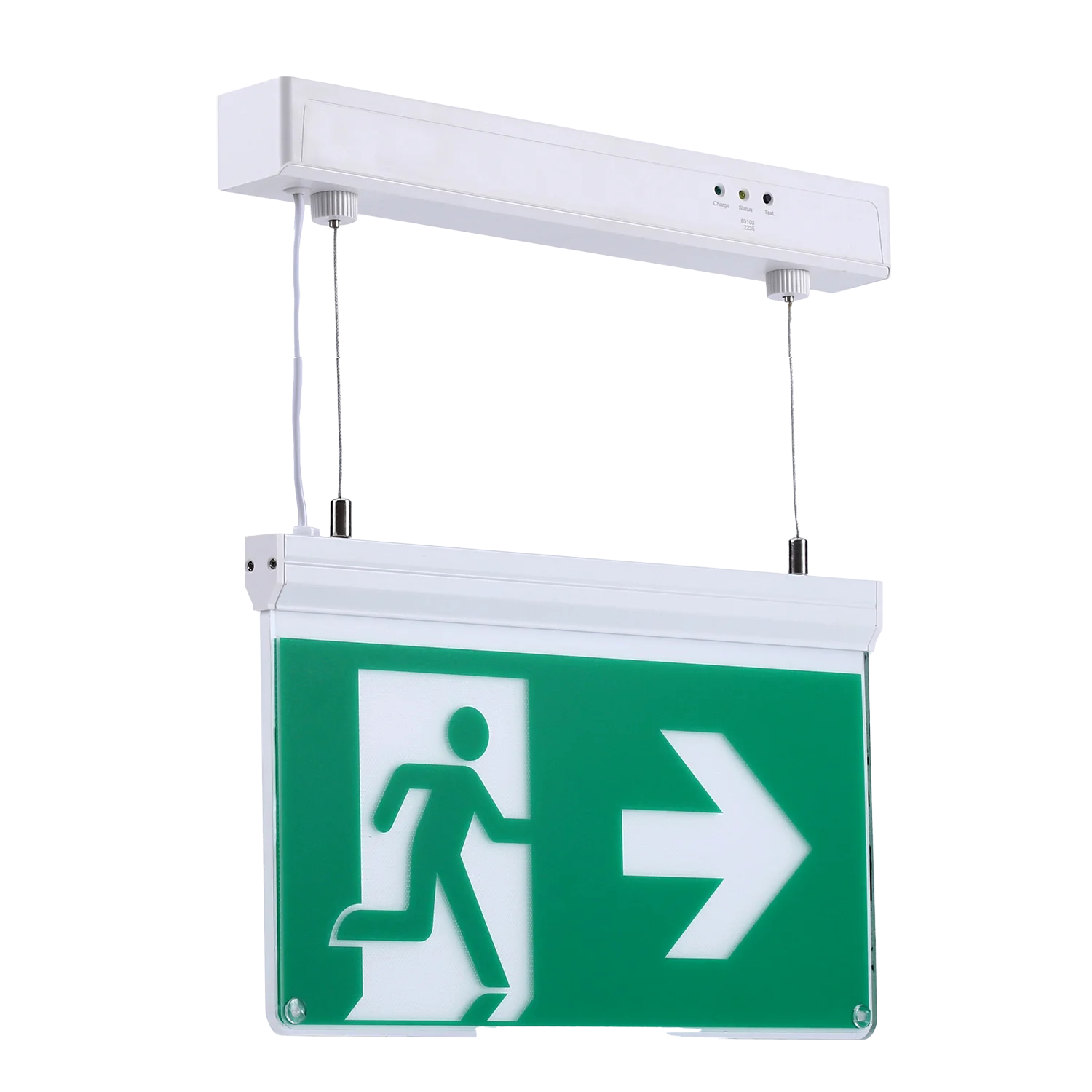 Pendant-mounted emergency exit sign| Alibaba.com