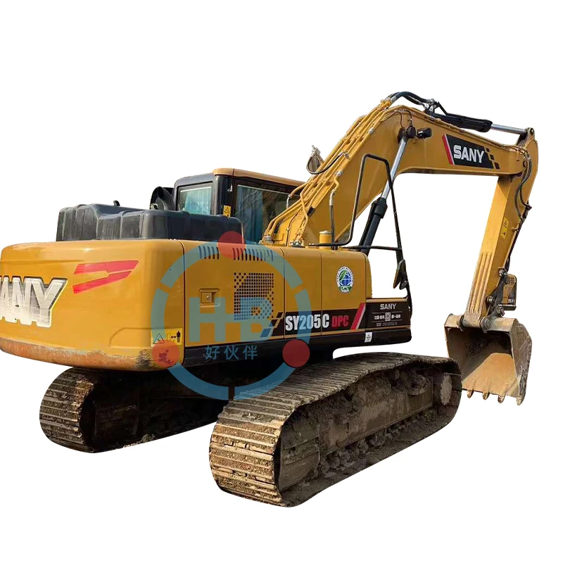Used Excavators Crawler Excavator Digger Sany 205 Sy205 20ton 21ton ...