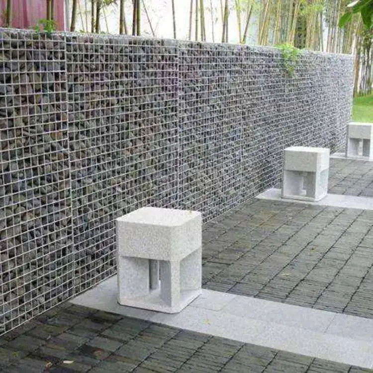 China Factory Galvanized Welded Rock Gabion Basket Garden Beautiful ...