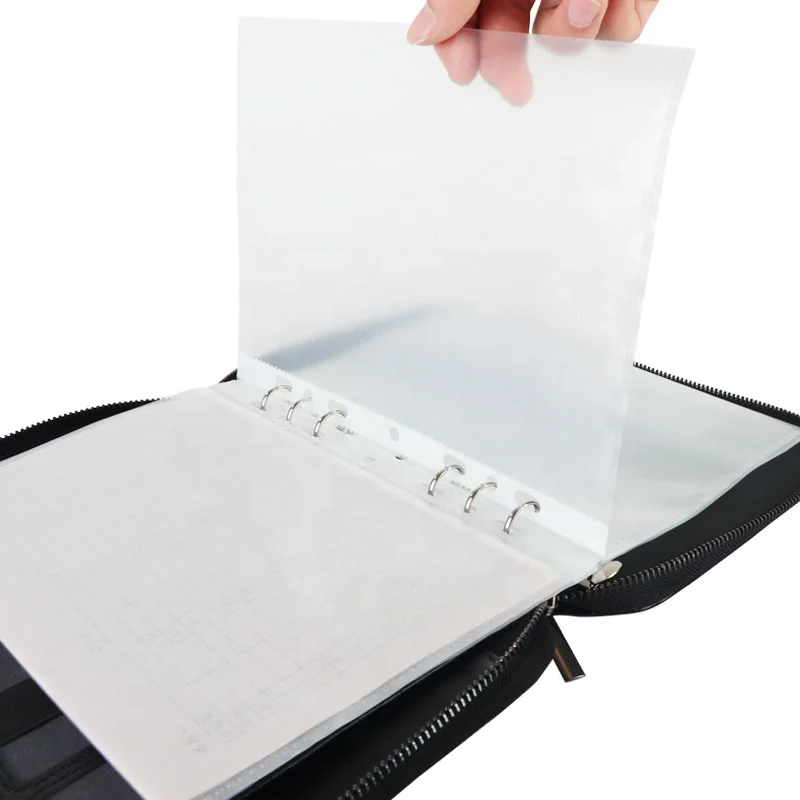 Poster Protector - Clear A4 A5 Punch Pocket Size Plastic