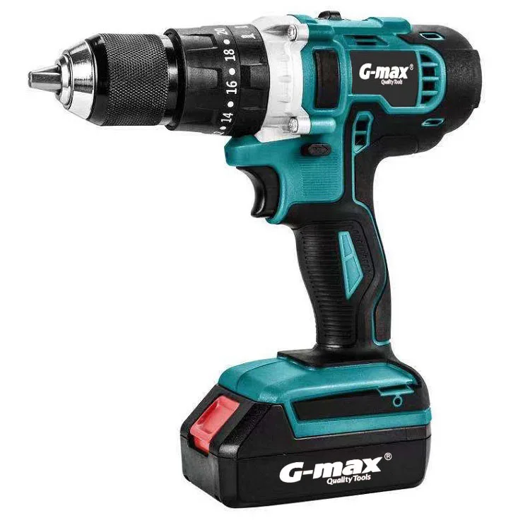 G-max 18v Li-ion Cordless Drill With Keyless Chuck Gt1820 - Buy ...