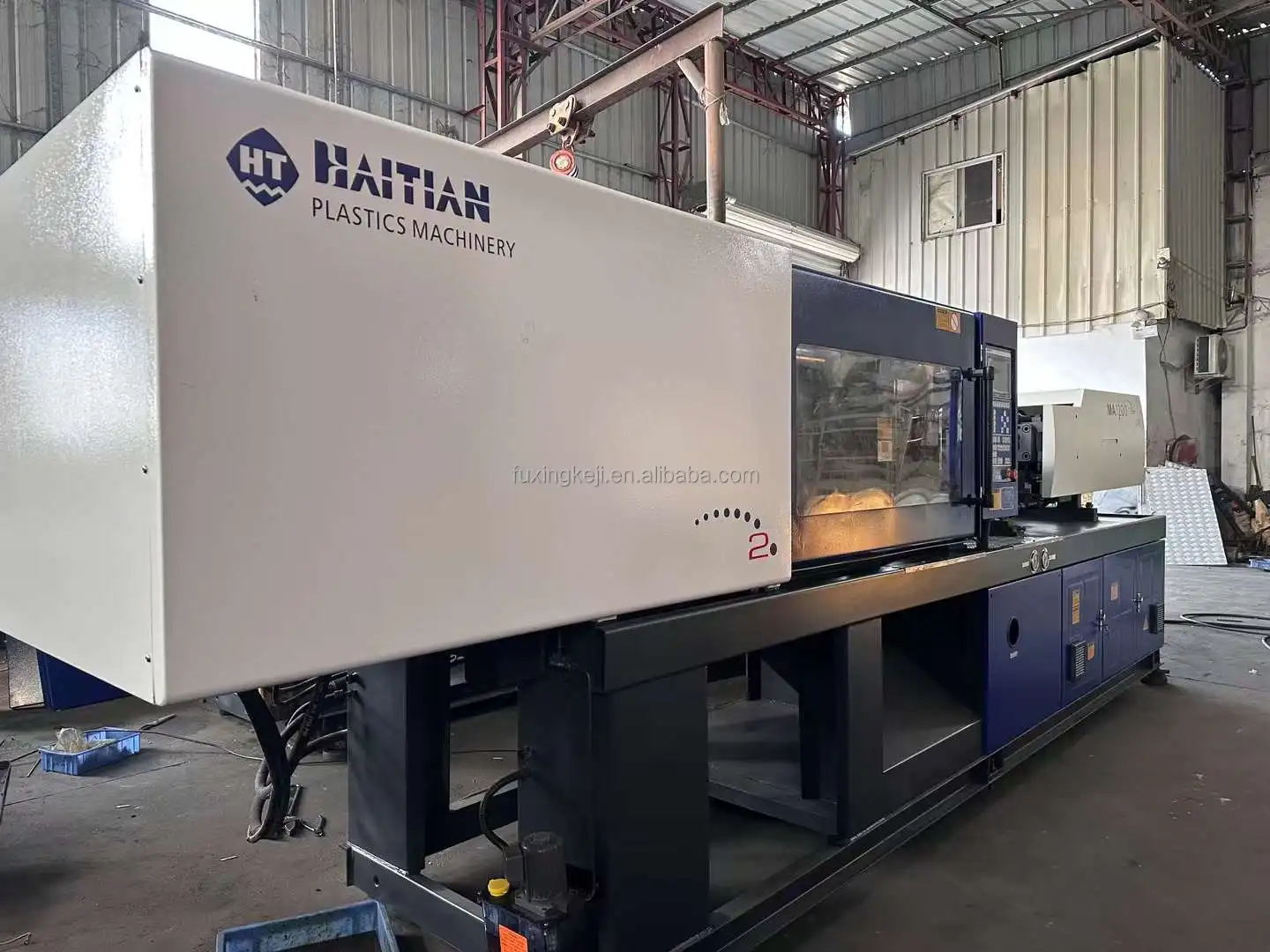 120t Haitian Ma1200ii Pet Hdpe Pp Water Bottle Cap Injection Molding ...