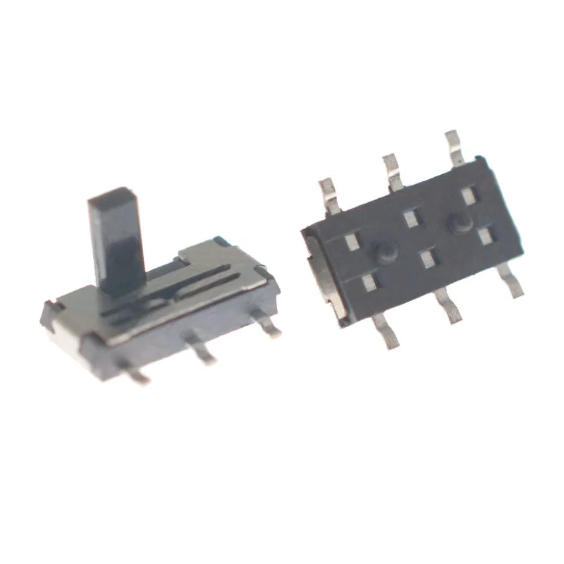 MSS22C02 SMD 2P2T Micro Slide Switch - 2 Position, 10000 Cycles