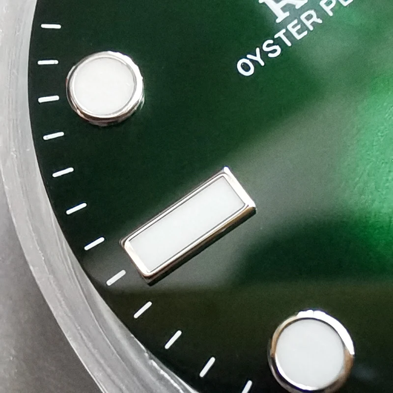 Fit 3135 Watch Dial Replacement - Stainless Steel, Super Luminous, OEM