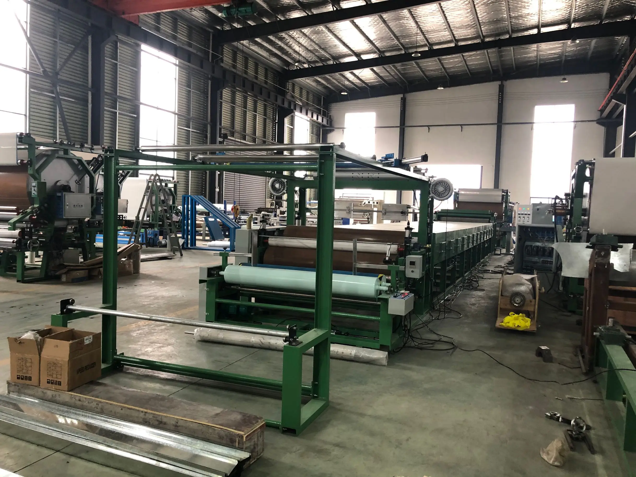 Activated Carbon Powder Scattering Laminating Machine - Buy Laminating ...