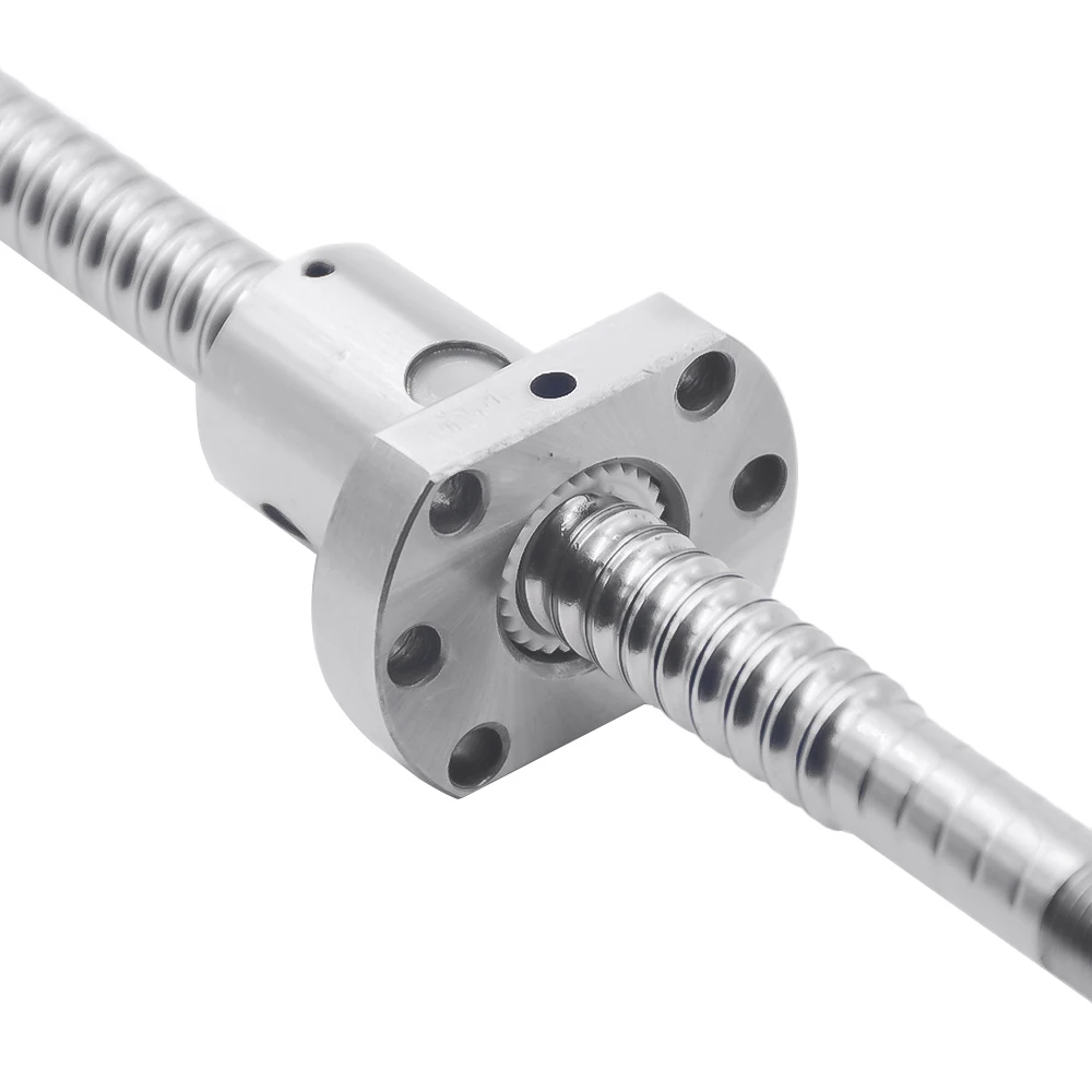 Sfu1204 1605 1610 Ball Screw C7 With 1605 Flange Single Ball Nut And ...