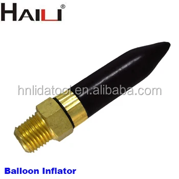 Haili Helium Gas Balloon Filler Inflator Rubber Nozzle Tilt Valve Brass ...