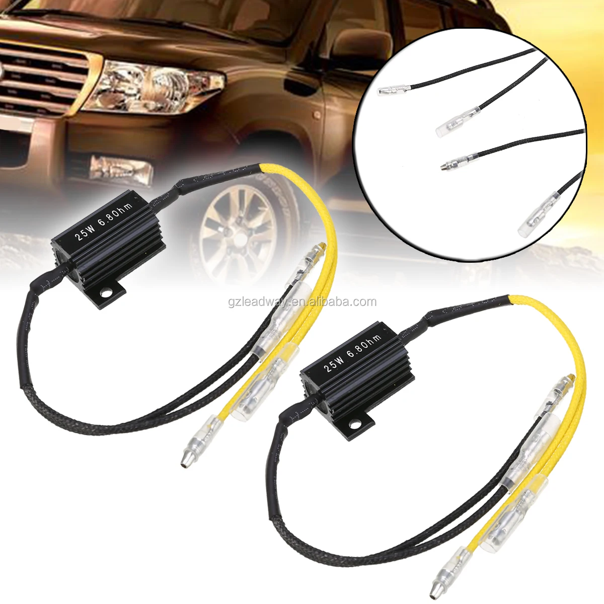 Motorbike 12v 21w Flasher Indicator Load Resistor Motorcycle Led Light ...