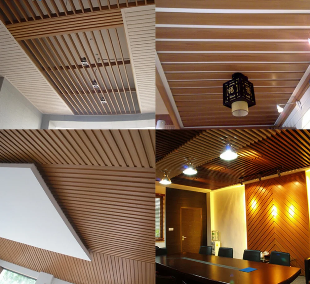 Modern Design Wpc Ceiling/decorative Ceiling/plastic Ceiling Panel ...