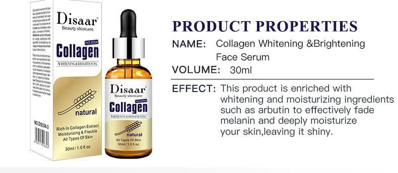 Disaar Beauty Serum Natural Moisturizing Skin Brightening Organic ...