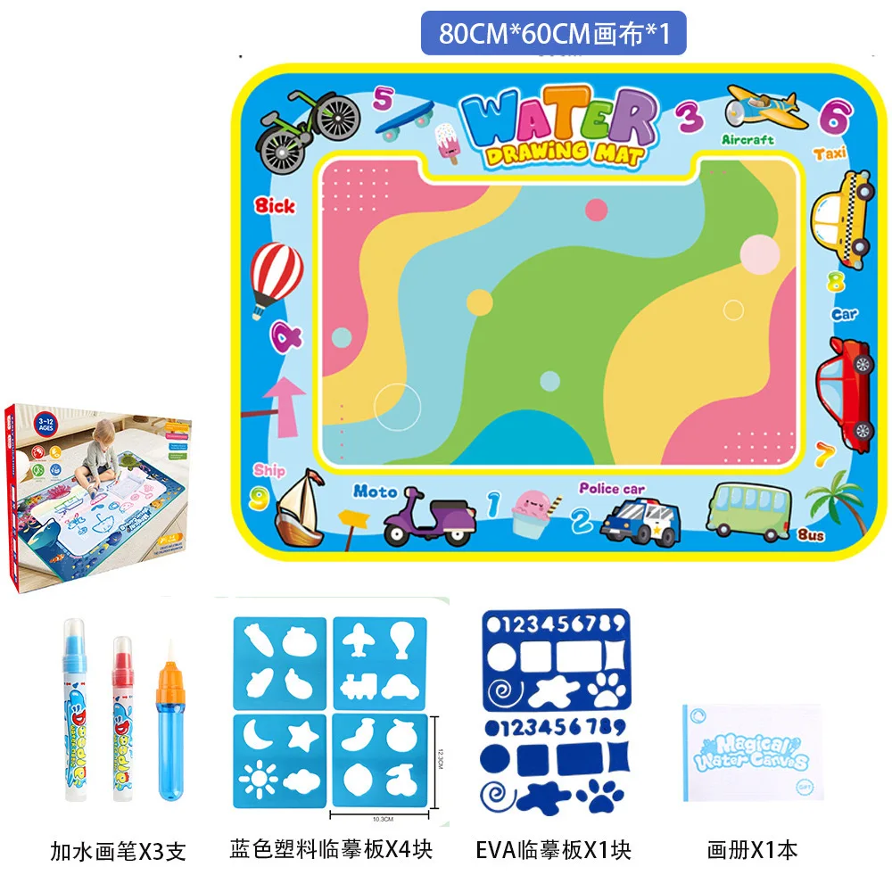 Water Doodle Mat - Educational Fun for Kids Ages 3+