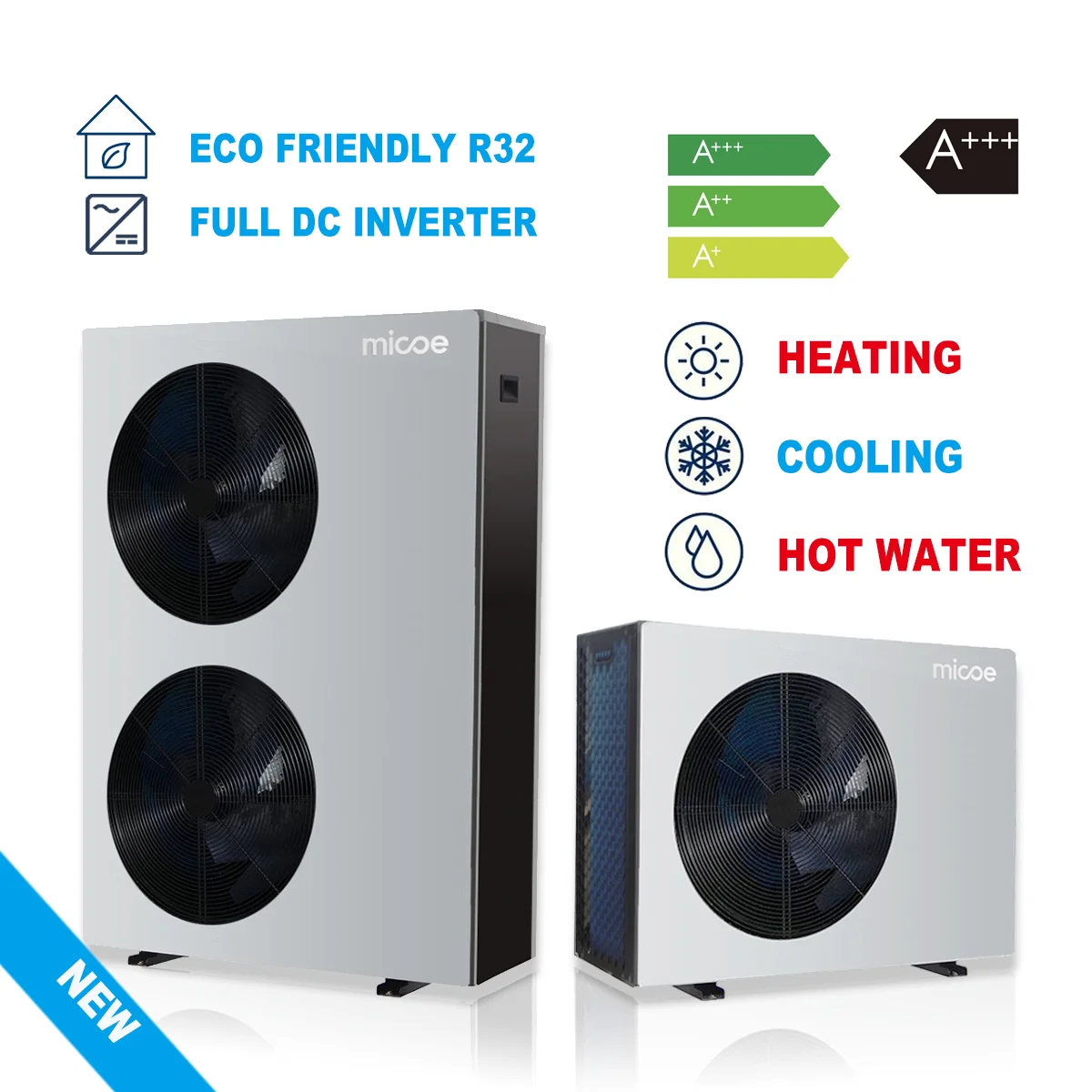 Micoe Smart R32 Monoblock Pompa Ciepla - Efficient Heating