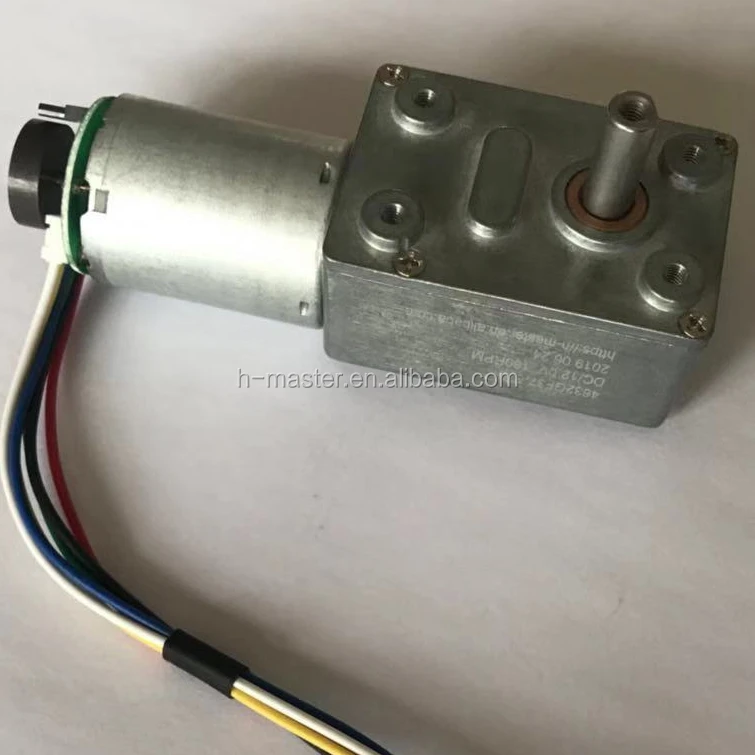 Dc 6v 12v 24v 2rpm To 150rpm Jgy370 Dc Gear Motor Low Speed High Torque Full Metal Gearbox Self ...