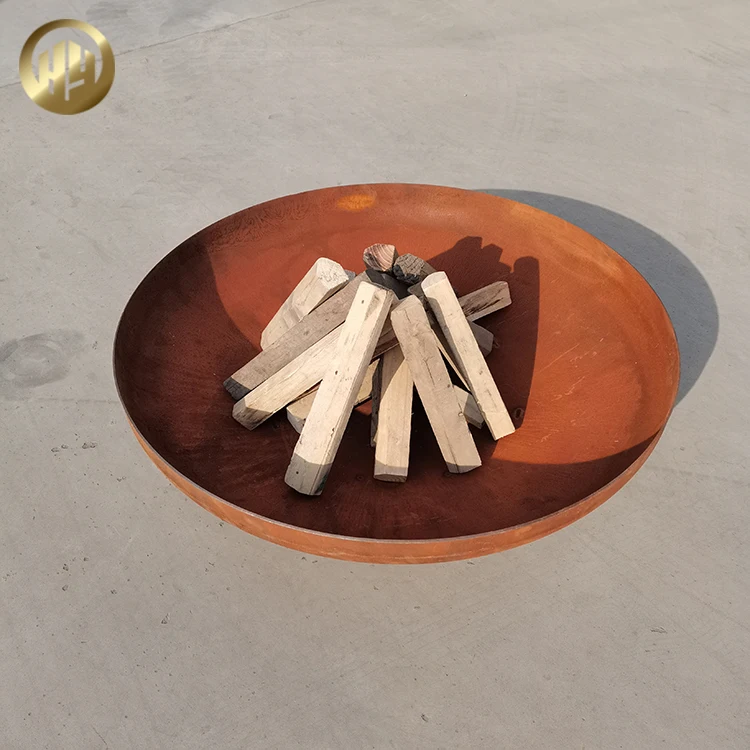 High Quality Round Metal Corten Steel Rusty Heater Fire Pit for ...