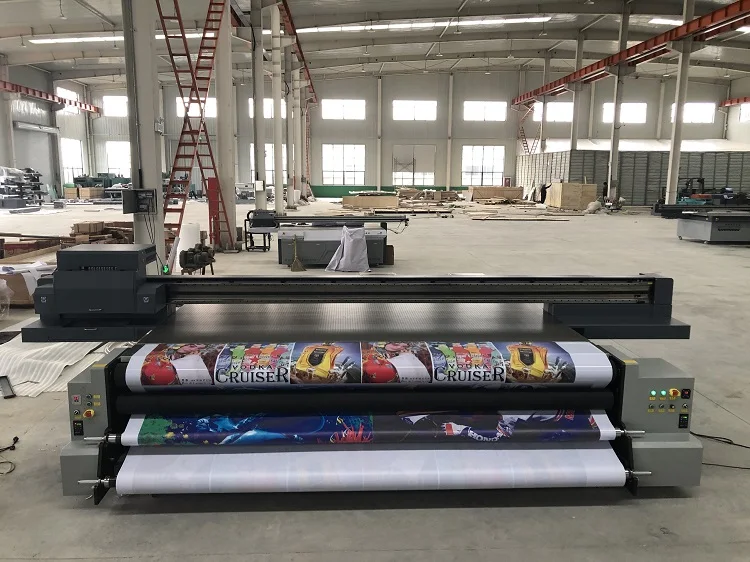 Ntek 2.5m UV Hybrid Flatbed Printer YC2513R - High-Accuracy Printing