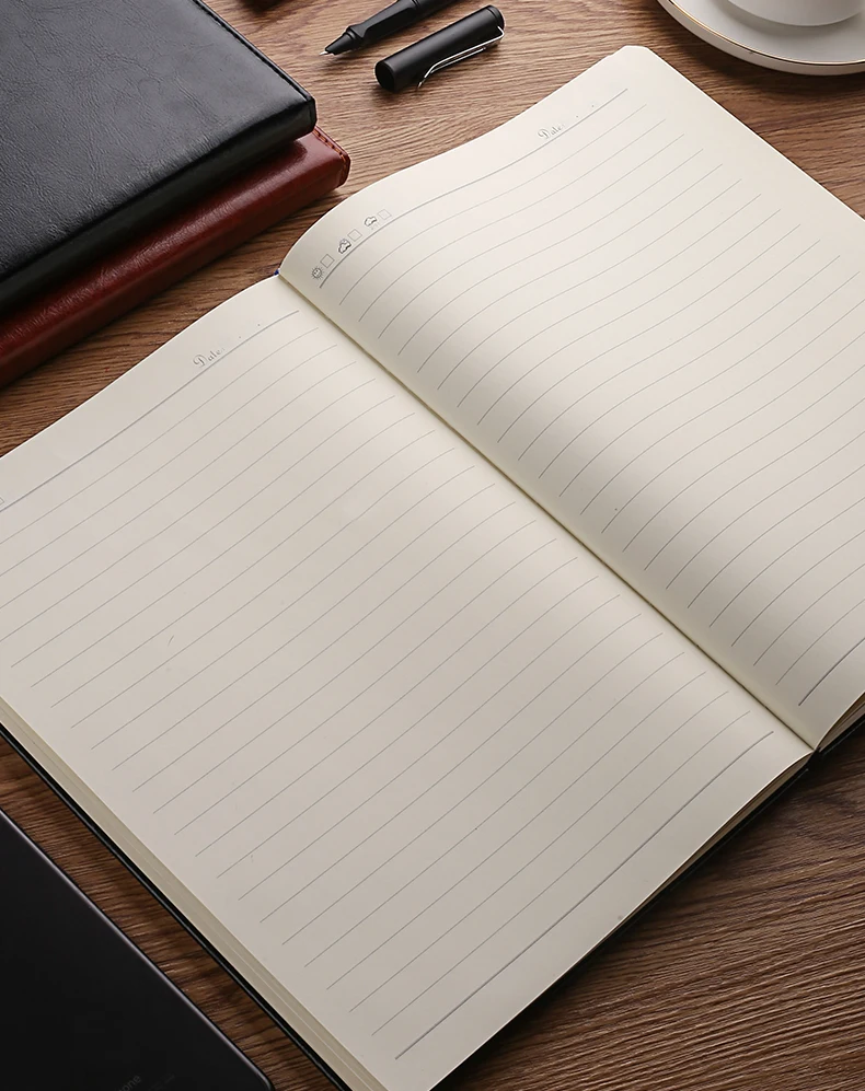 A3 A4 B4 A5 B5 A6 A7 Custom Size Material Pu Leather Waterproof Diary ...